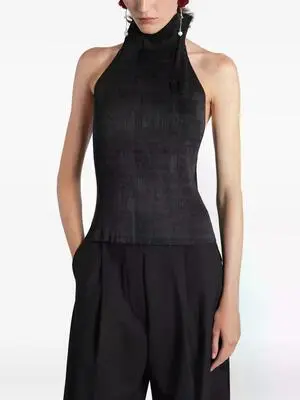 Magda Butrym Textured Open-back Top