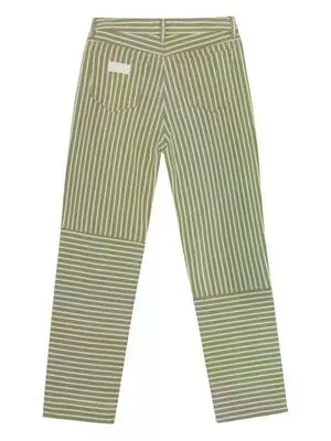 GANNI Striped Panelled Jeans