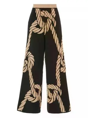 TEMPERLEY LONDON Rope-knot Wide-leg Trousers