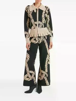 TEMPERLEY LONDON Rope-knot Wide-leg Trousers