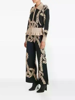 TEMPERLEY LONDON Rope-knot Wide-leg Trousers