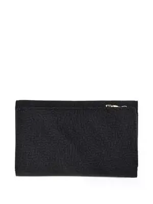 Borbonese Textured Snap-fastening Wallet