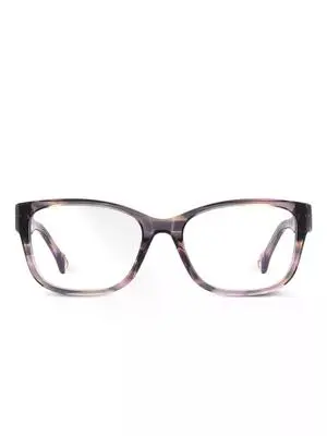 Carolina Herrera Square-frame Glasses - Purple