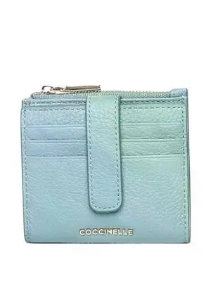 COCCINELLE Logo-detail Leather Wallet - Blue