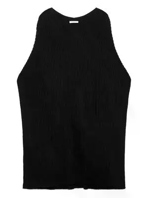 Malìparmi Ribbed-knit Sleeveless Top