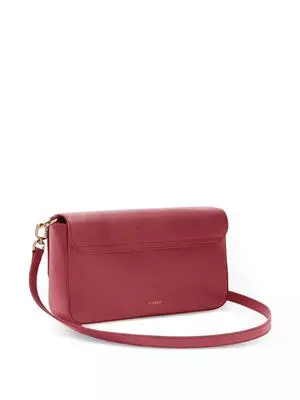 Furla Textured Leather Shoulder Bag
