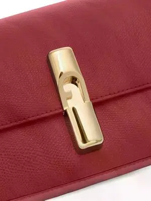 Furla Textured Leather Shoulder Bag