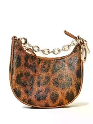 TWINSET Leopard-print Chain Wallet - Brown