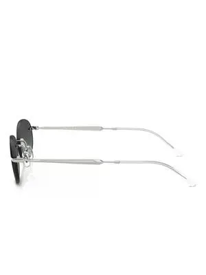 Ray-ban Oval-frame Sunglasses - Silver