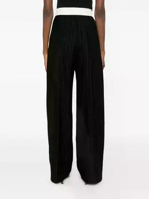FORTE_FORTE Pinstripe Straight-leg Trousers
