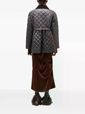 GANNI Quilted Jacket - Brown