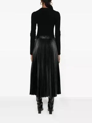 Simkhai Pleated Midi Dress