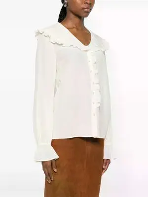 Chloé Ruffled-collar Blouse