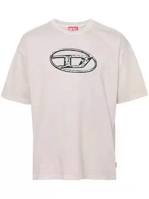 DIESEL® Oval D-appliqué Cotton T-shirt