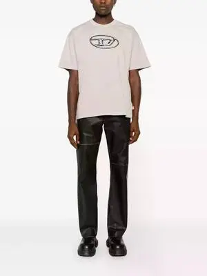 DIESEL® Oval D-appliqué Cotton T-shirt