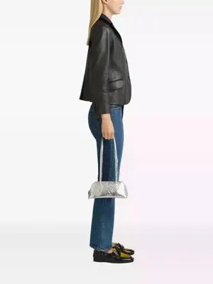 Bally Mini Praline Leather Shoulder Bag