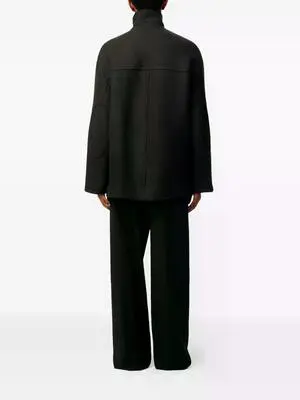 AMI Paris Oversized High-collar Pea Coat