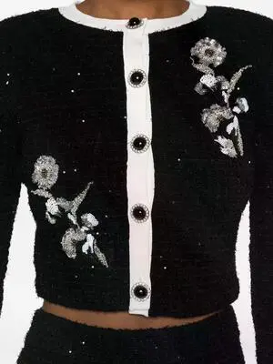 SELF-PORTRAIT Cropped Fitted Jacket