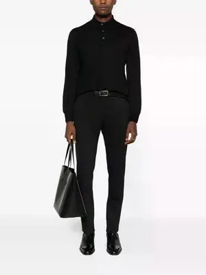 GRAN SASSO Virgin Wool Blend Sweater - Black