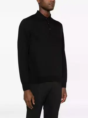 GRAN SASSO Virgin Wool Blend Sweater - Black