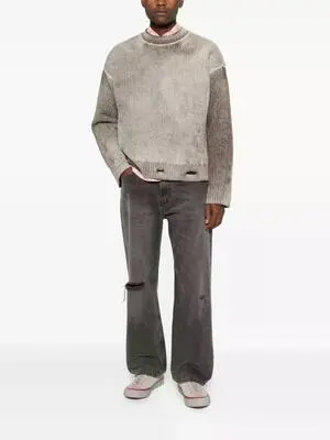 REPRESENT Wool Distressed Sweater