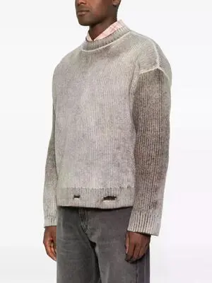 REPRESENT Wool Distressed Sweater