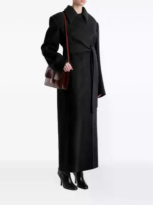 Khaite Belted Collared Coat