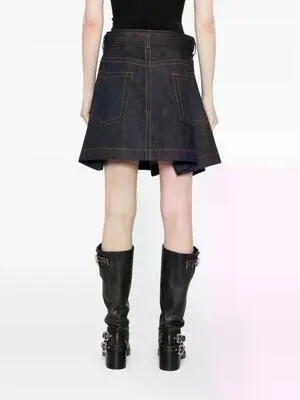 Sacai Denim A-line Skirt