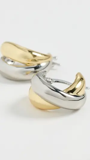 Shashi Ross Hoops - Gold/silver