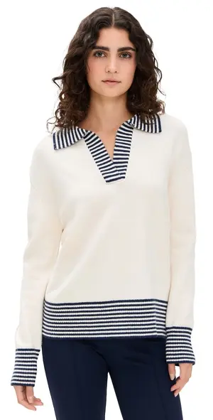 Addison Bay Striped Rugby Sweater