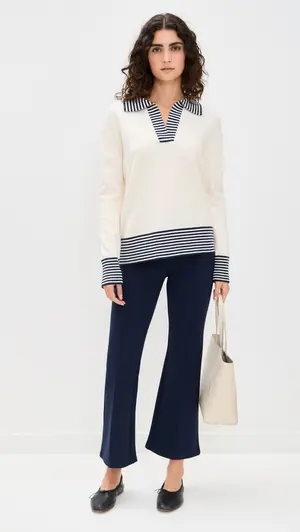 Addison Bay Striped Rugby Sweater
