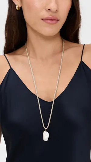 HART Gold Metallic Pearl Necklace