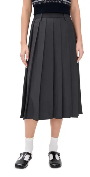DUNST Pleated Long Skirt