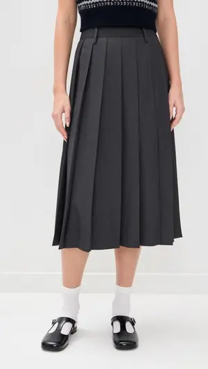 DUNST Pleated Long Skirt