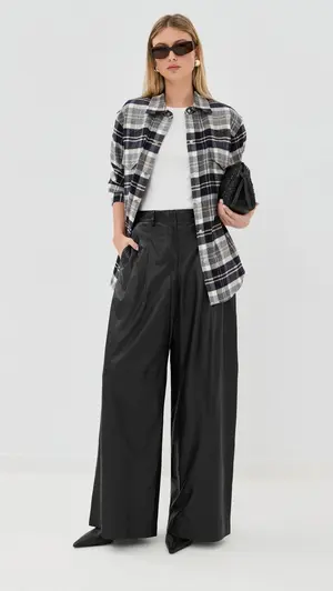 TWP Leather Avery Trousers