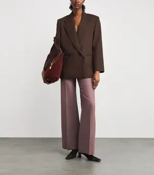 Max Mara X Giuliva Heritage Virgin Wool Twill Blazer