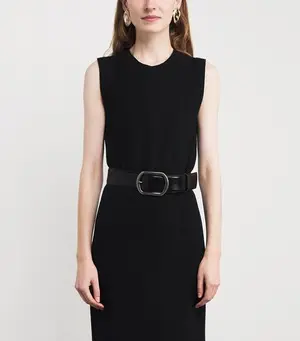 Max Mara Leather Wide Belt