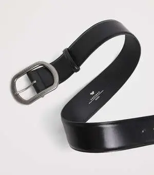 Max Mara Leather Wide Belt
