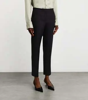 Max Mara Gabardine Slim Trousers