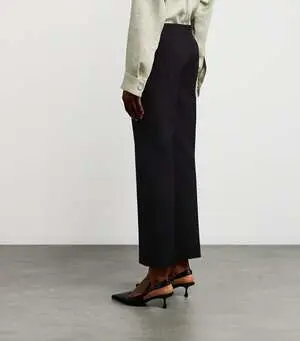 Max Mara Gabardine Slim Trousers