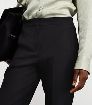 Max Mara Gabardine Slim Trousers