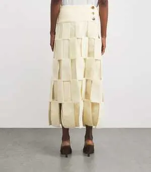 A.W.A.K.E. Mode Rectangle Maxi Skirt