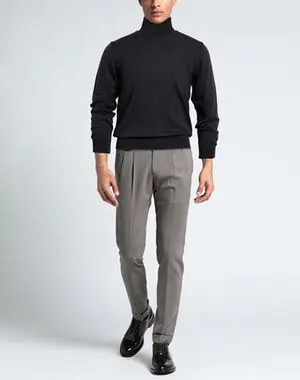 GIOFERRARI Charcoal Merino Wool Turtleneck - Grey