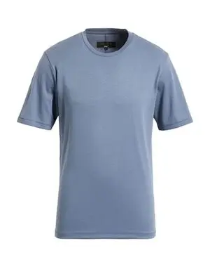Rag & Bone Man T-shirt Grey Size S Pima Cotton Blue