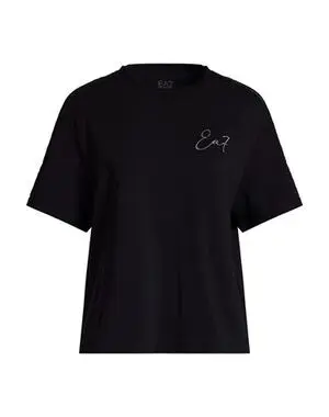 EA7 Cotton Modal Blend T-shirt - Black