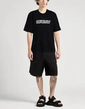 OFF-WHITE™ Off- T-shirt Size Cotton, Elastane - Black