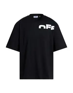 OFF-WHITE™ Off- T-shirt Size Cotton, Elastane - Black