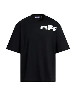 OFF-WHITE™ Off- T-shirt Size Cotton, Elastane - Black