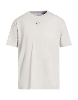OFF-WHITE™ Off-white T-shirt Size Cotton, Elastane - Light Grey