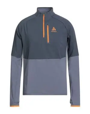 ODLO Two-tone Half-zip Fleece Sweatshirt - Grey